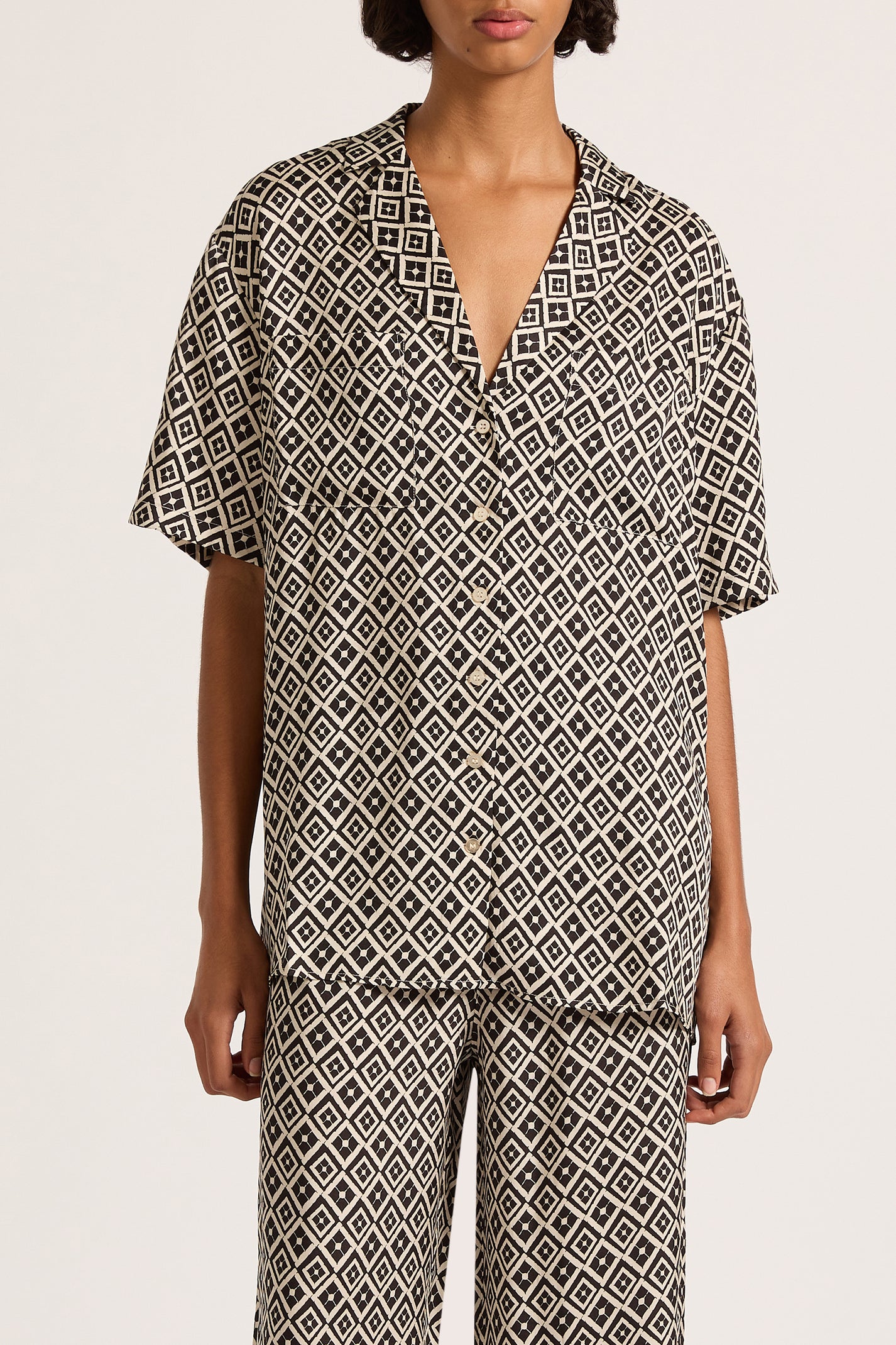 Shop Simone Shirt in Daiya | Nude Lucy