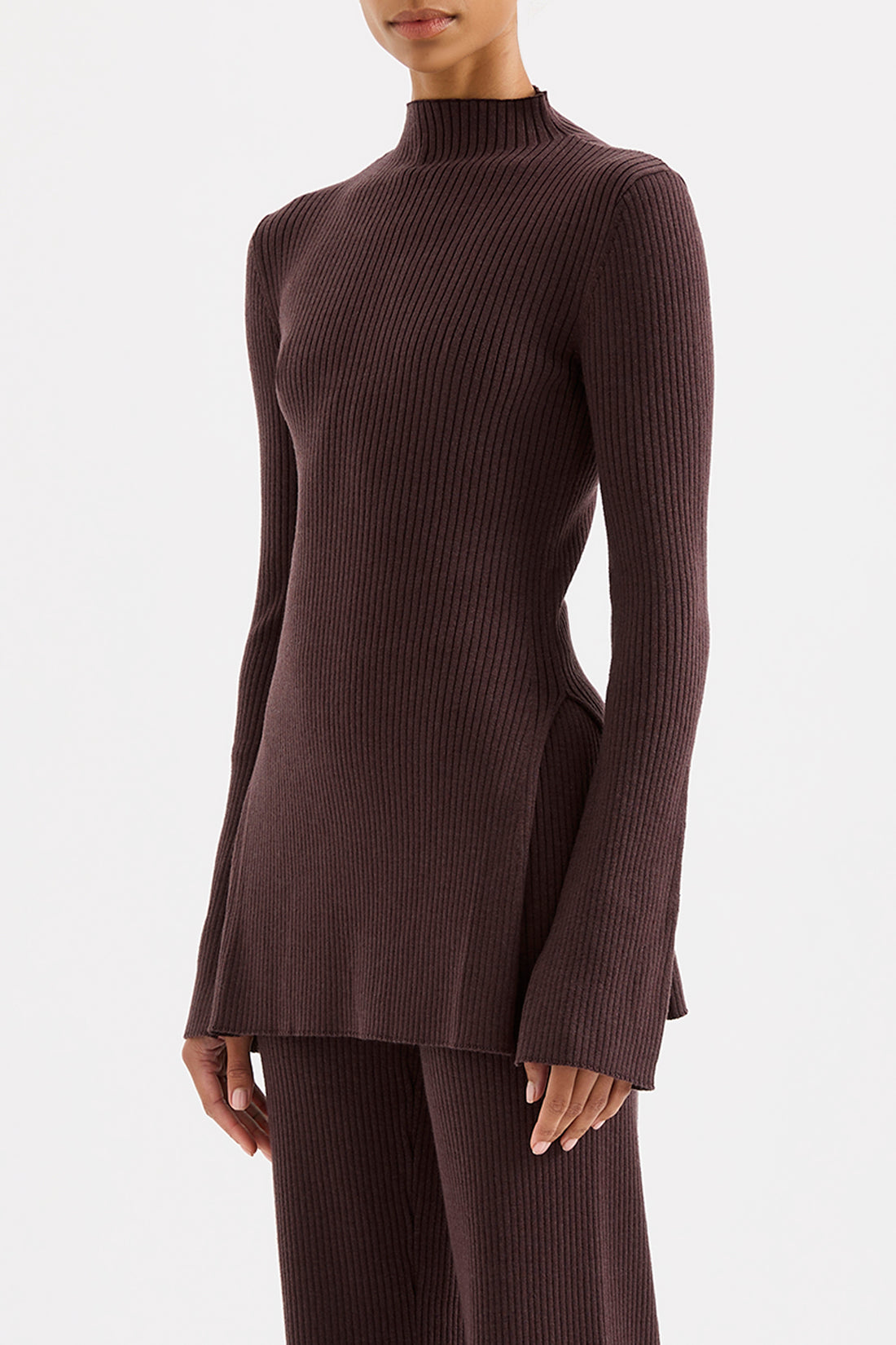 Shop Malo Knit Tunic | Nude Lucy