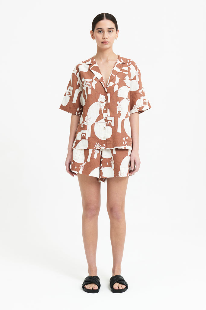 Shop Safia Shirt in Tangier | Nude Lucy