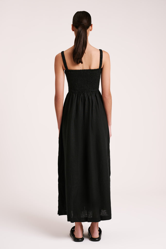 Shop Rynn Maxi Dress in Black | Nude Lucy