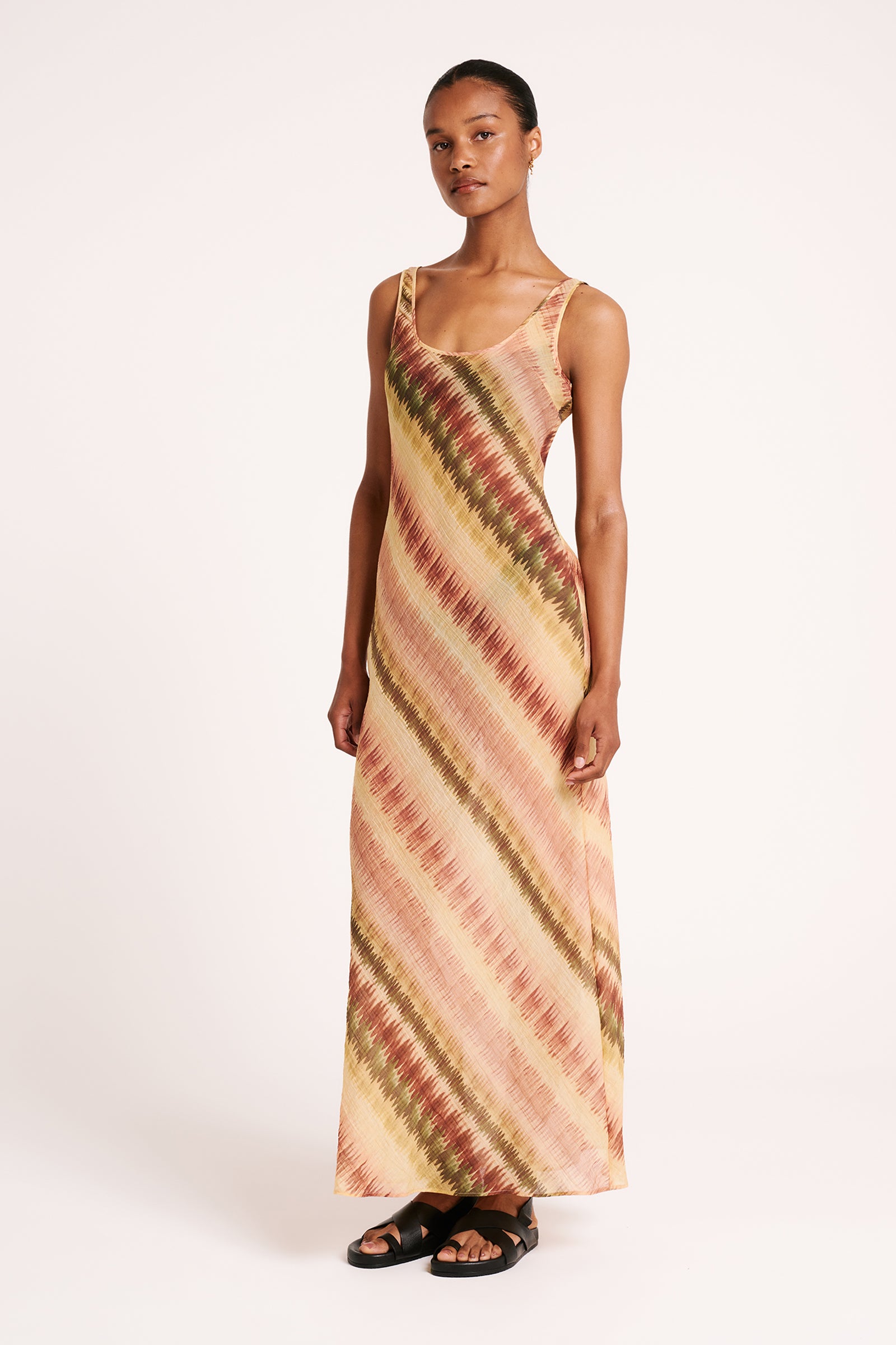 Shop Akira Dress in Calypso | Nude Lucy