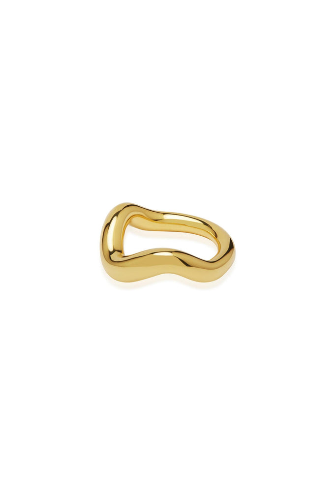 Shop Saint Valentine Wabi Sabi Ring - Large in Gold | Nude Lucy